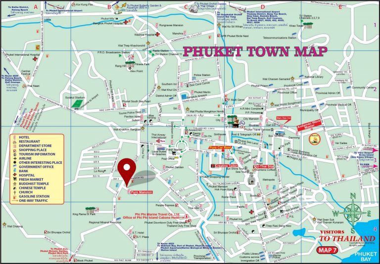 Phuket Town Map – Pure Phuket Residence